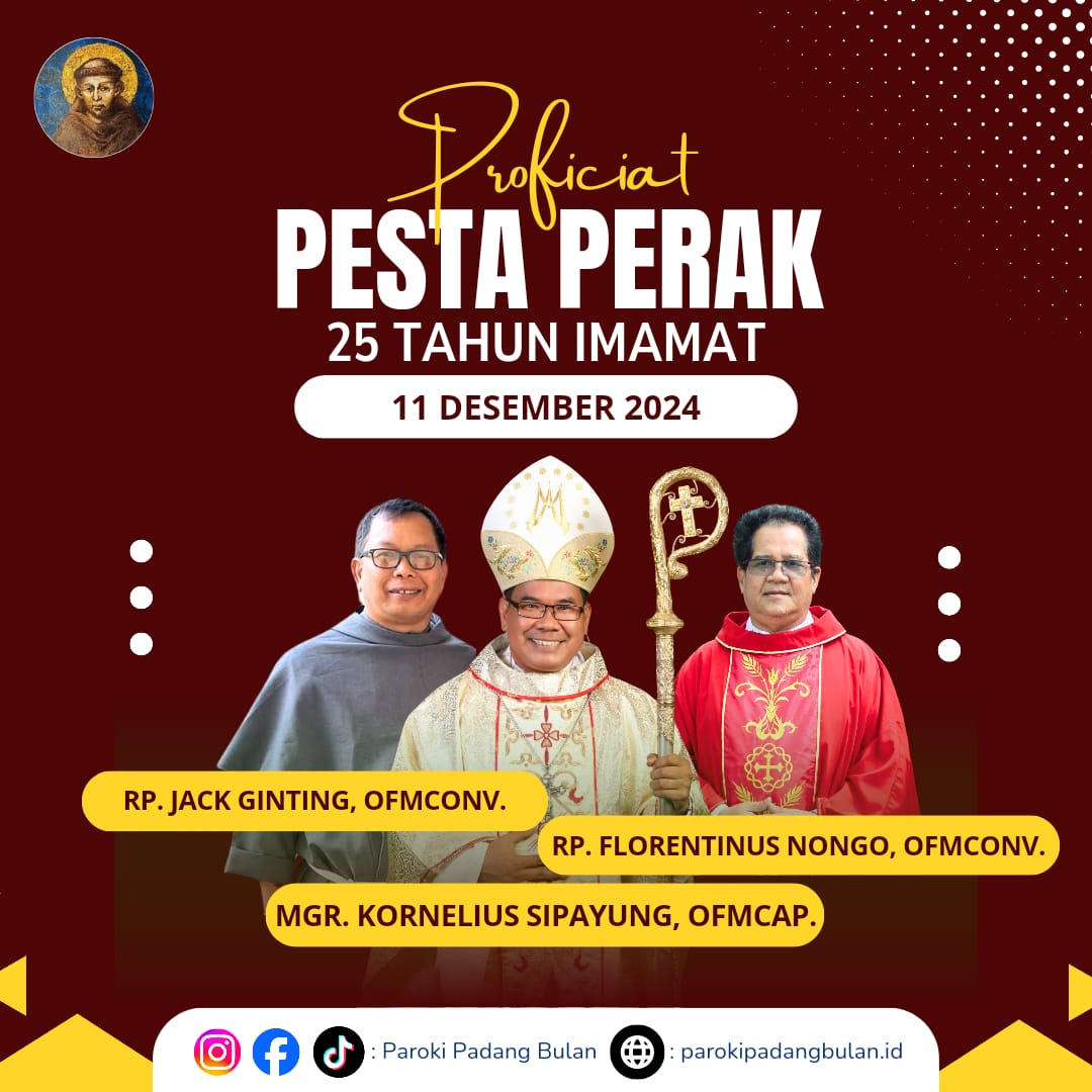 Paroki Santo Fransiskus Assisi padang bulan Medan - Tuhan, jadikanlah aku pembawa damai.
